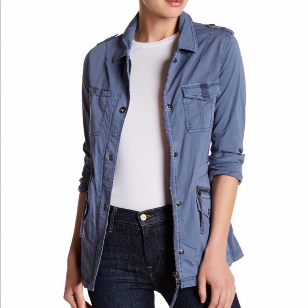 Marrakech Andie Blue Utility Jacket - Gem